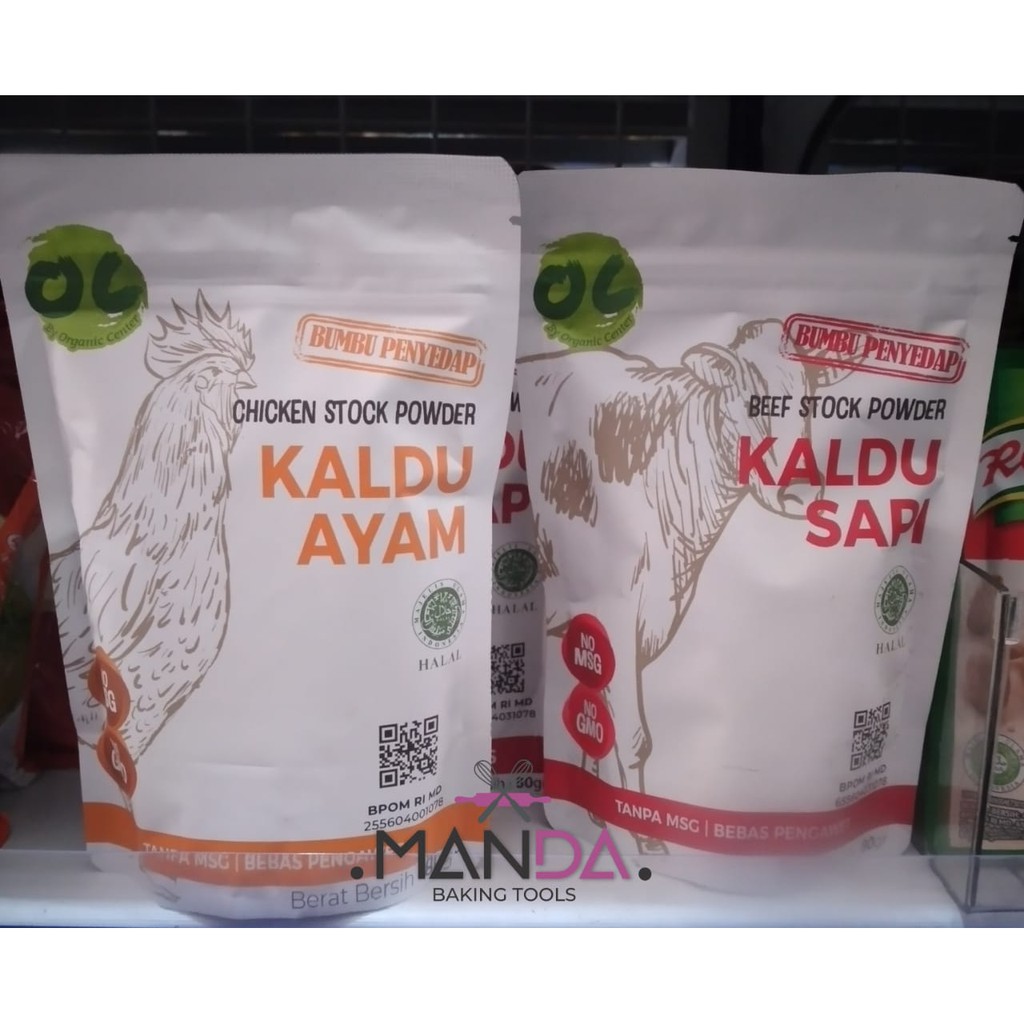 Jual OC kaldu jamur kaldu sapi tanpa MSG / Tanpa Pewarna Sintesis 80 gr ...