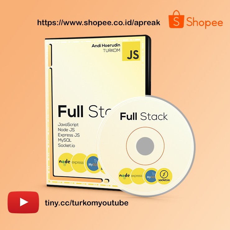 Jual Tutorial Membuat Aplikasi Menggunakan NodeJS Ejs Mysql Socket.io Analisis Dan Visualisasi ...
