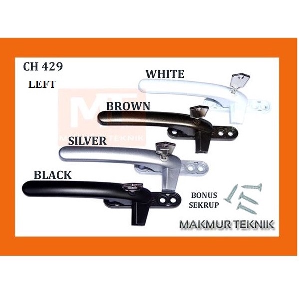 Jual HANDLE JENDELA Plus KUNCI - RAM BUNCIS - RAMBUNCIS Dekson CH 429 ...