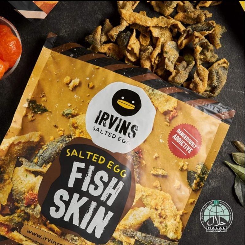 Jual IRVIN SALTED EGG FISH SKINS 105 gr SMALL | Shopee Indonesia