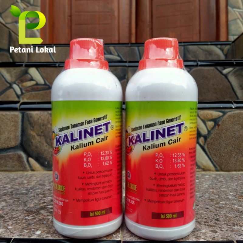 Jual KALINET Kalium Cair Obat Bunga Buah Kemasan 500 ml | Shopee Indonesia