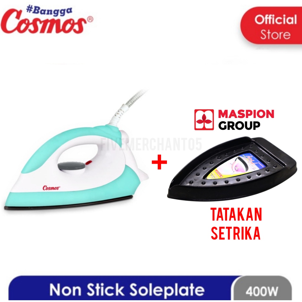 Jual Setrika Cosmos CI 4110 N Non Stick Soleplate Electric Iron Cosmos ...