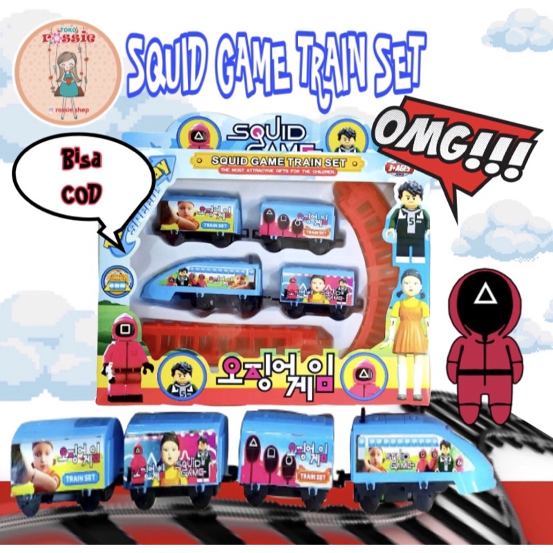 Jual Mainan Kereta Api Squid Game/Train Play Set/Mainan Kereta Api ...