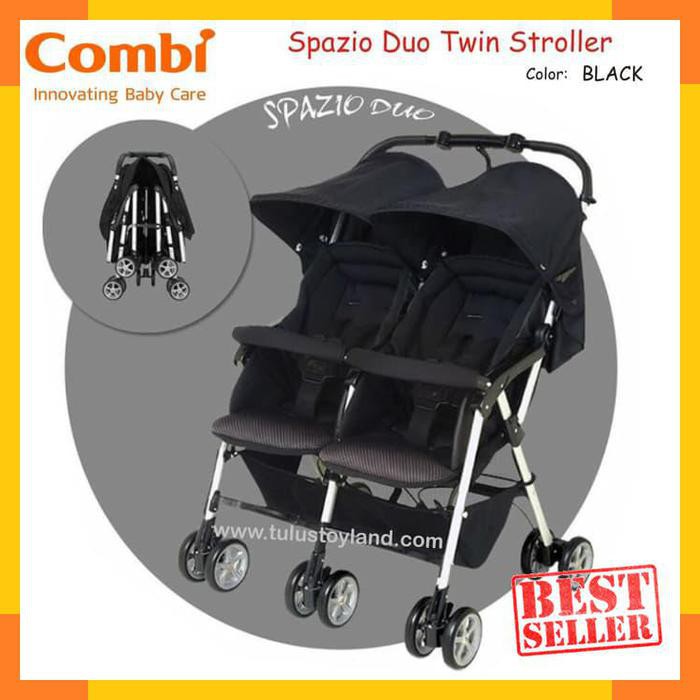 Jual Combi Spazio Duo Compact 2 Go Twin Stroller Kembar | Shopee Indonesia