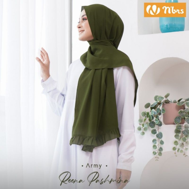 Jual Reena Pashmina by Nibras Hijab / Jilbab Pashmina / Hijab Pashmina / Jilbab Polos | Shopee ...