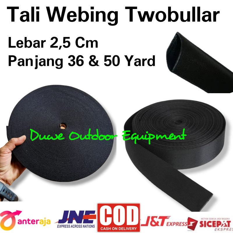 Jual Tali Webbing Hammock Tobular atau webing twobular | Shopee Indonesia