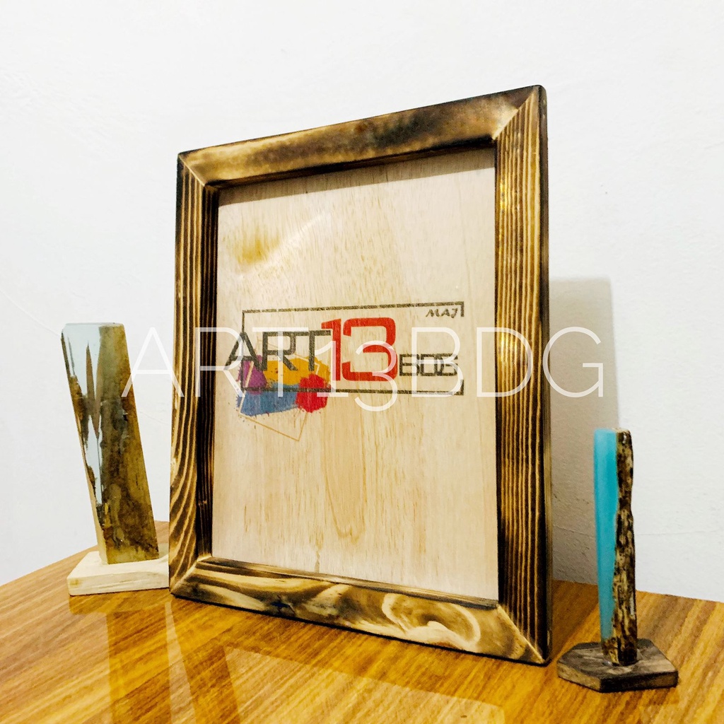 Jual 8R | 25 x 20 Cm | Photo wood Model Frame Lebar | Frame kayu ...