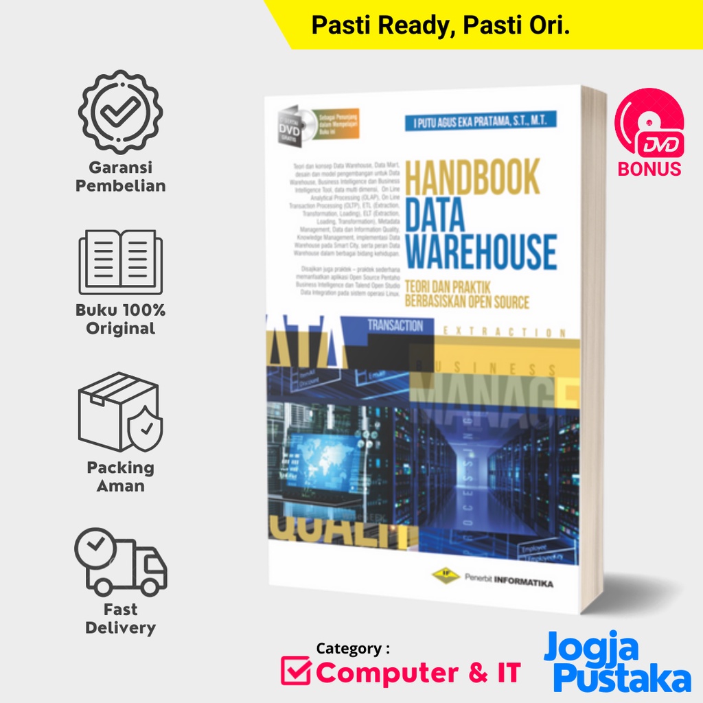 Jual Buku Handbook Data Warehouse (Teori Dan Praktik Berbasiskan Open Source) + CD | Shopee ...