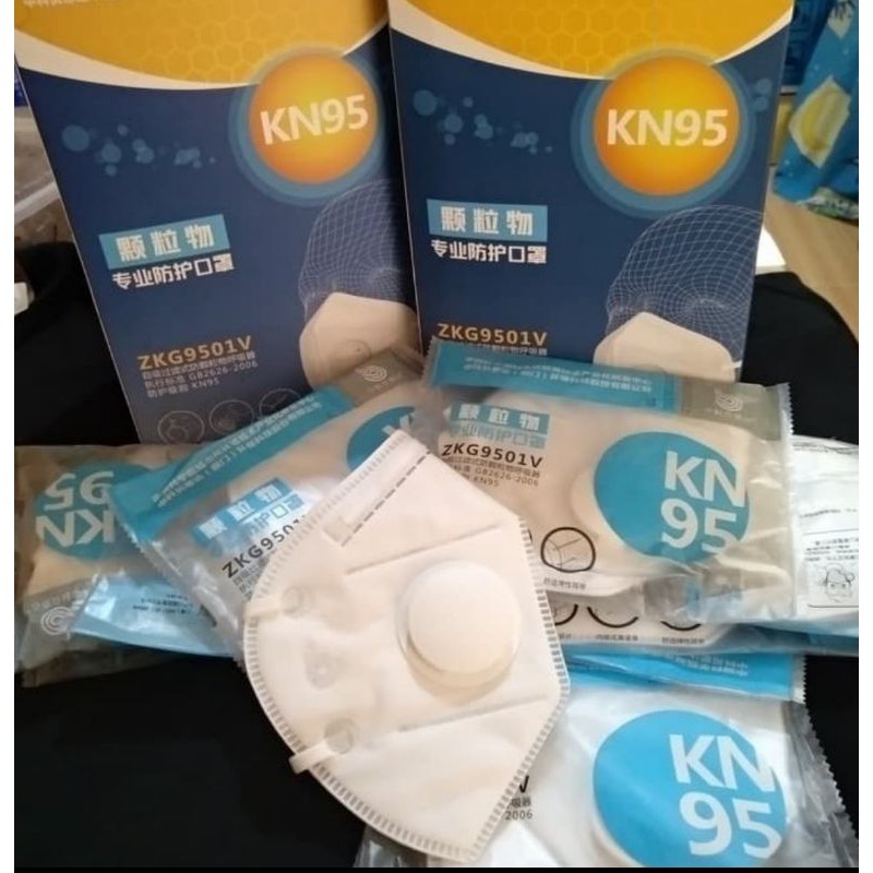 Jual Masker KN95 Original,Lengkap Dg Busa Dan Lobang Angin | Shopee ...