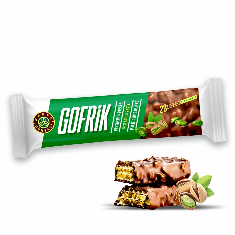Jual BARU COKLAT PISTACHIO GOFRIK KAHVE DUNYASI | Shopee Indonesia