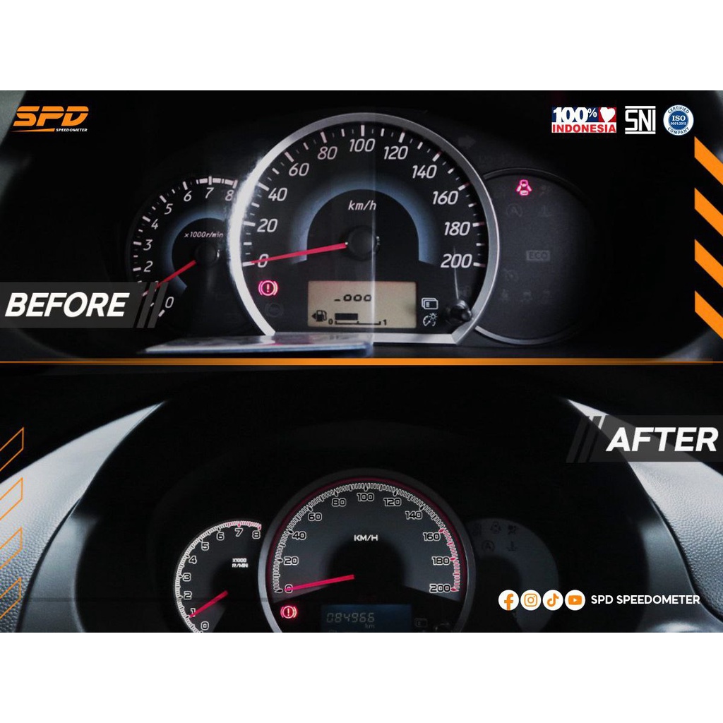 Jual TAMBAHAN CUSTOM SPECIAL EDITION - SPD SPEEODMETER | Shopee Indonesia
