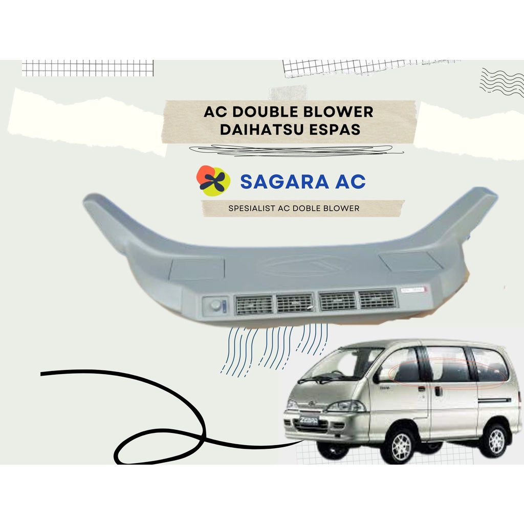 Jual AC DOUBLE BLOWER DAIHATSU ESPAS | Shopee Indonesia