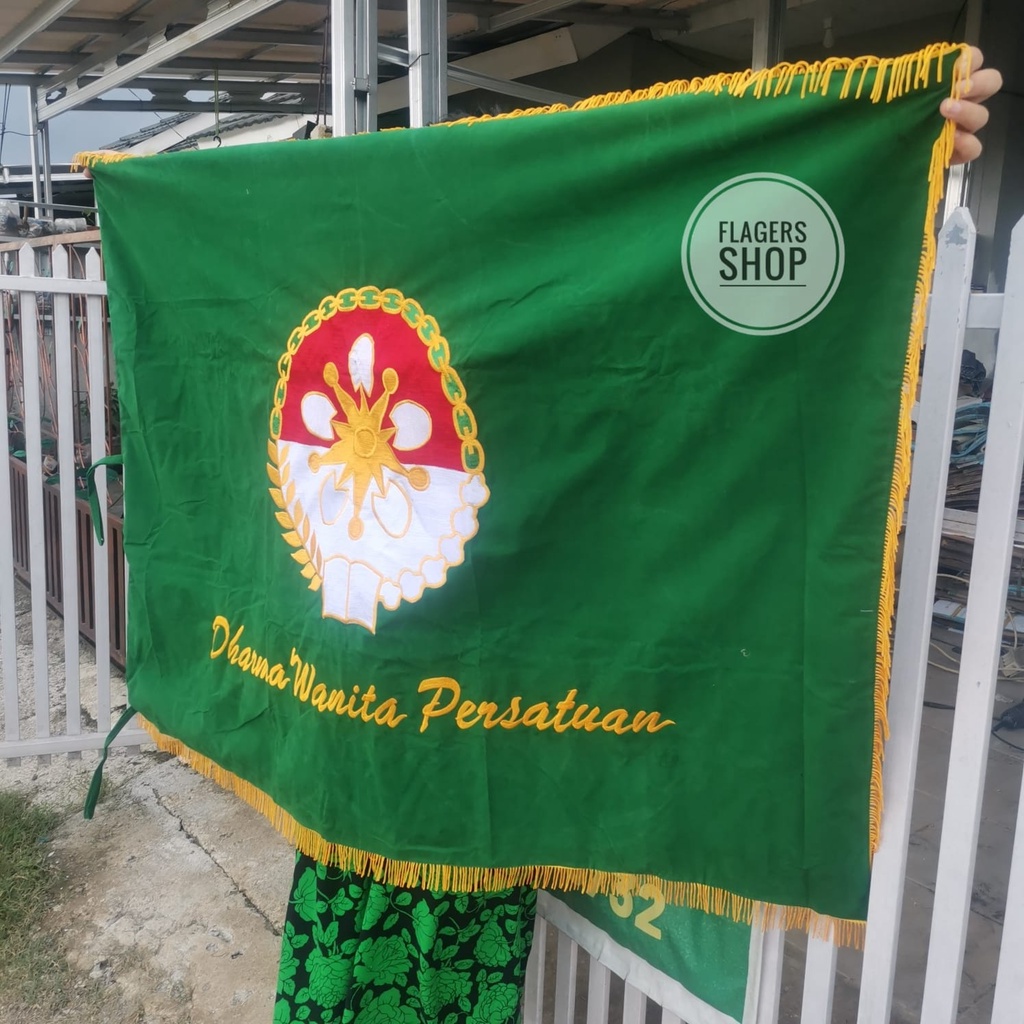 Jual Bendera Pataka Dharma Wanita Persatuan / DWP 90x135 - Full Bordir ...