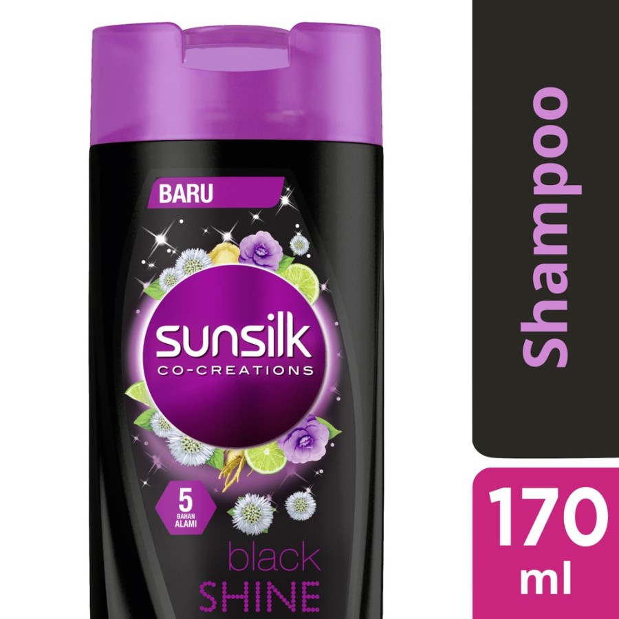 Jual Sunsilk Shampoo Hitam Black Shine 170ml | Shopee Indonesia