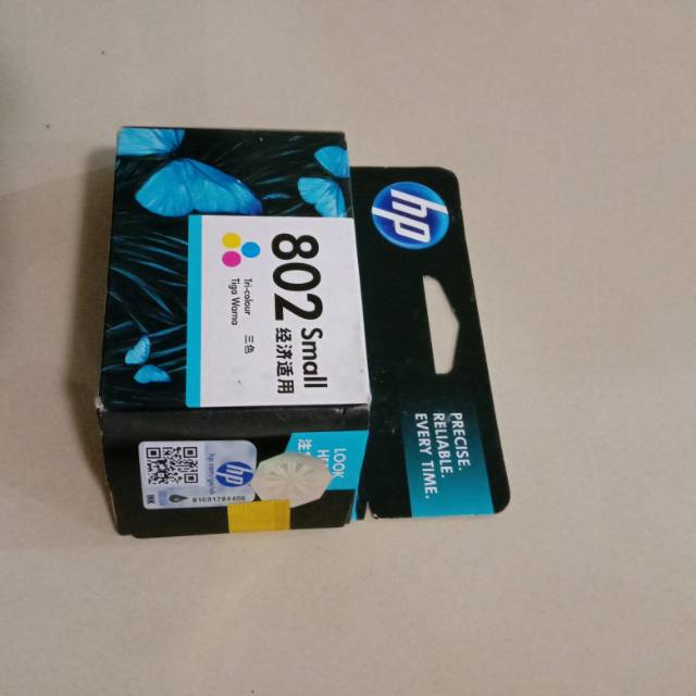 Jual TINTA HP 802 TRI COLOUR ORIGINAL | Shopee Indonesia