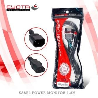 Jual kabel Power Extension Male to Female Kabel power PC Monitor UPS ...