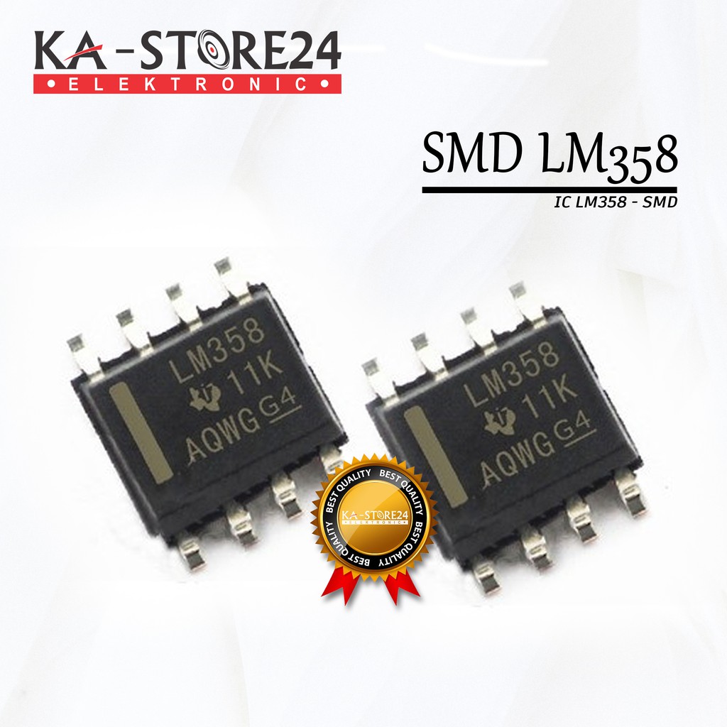 Jual LM358 SMD Dual Operational Amplifier Sop-8 AH27 - LM358M - LM358DT - LM358DR | Shopee Indonesia