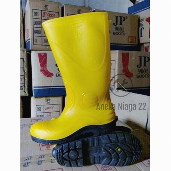 Jual Aneka - JEEP Sepatu Boot Karet Tinggi KUNING Panjang ORIGINAL mdl ...