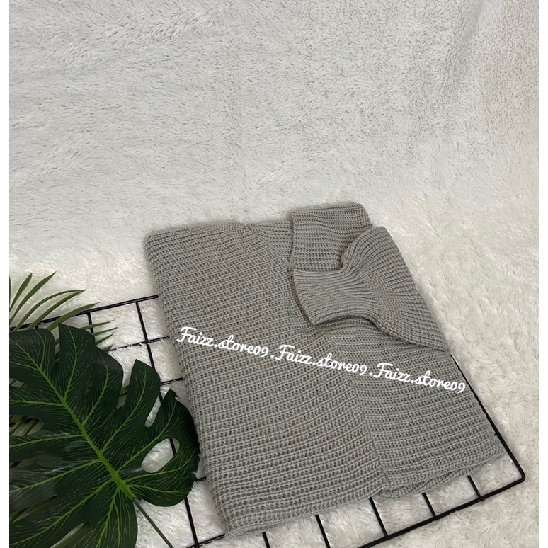 Jual OVERSIZE CROP Tangan Balon Cardigan Rajut wanita/Outer Knit Tangan balon PREMIUM/CROP CARDI ...