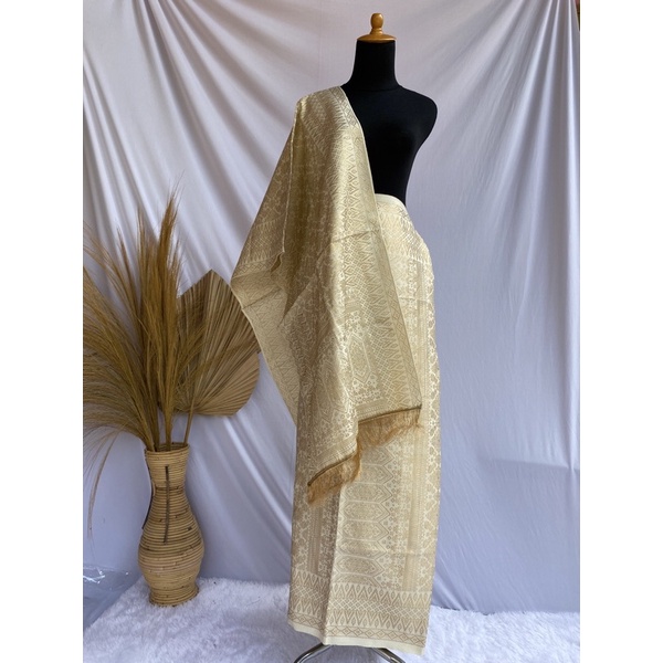 Jual Kain Songket Selendang Songket Padang Songket Sumatera Barat Shopee Indonesia