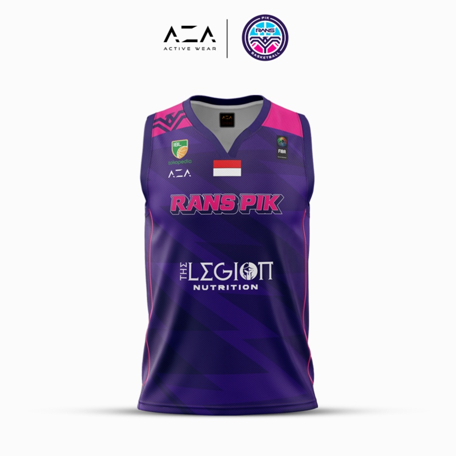 Jual BAJU AZA x RANS Jersey Basketball (Fans Edition) BISA CUSTOM GANTI ...