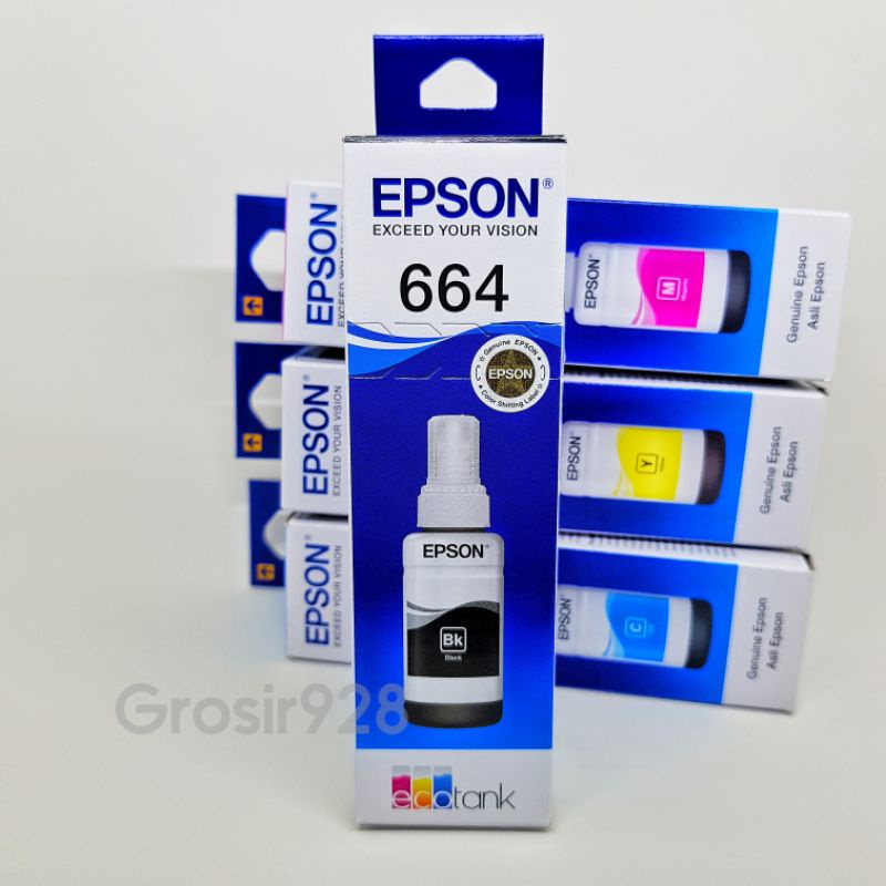 Jual Tinta Printer Epson 664 / T664 DIJAMIN ORIGINAL (Per Buah ...