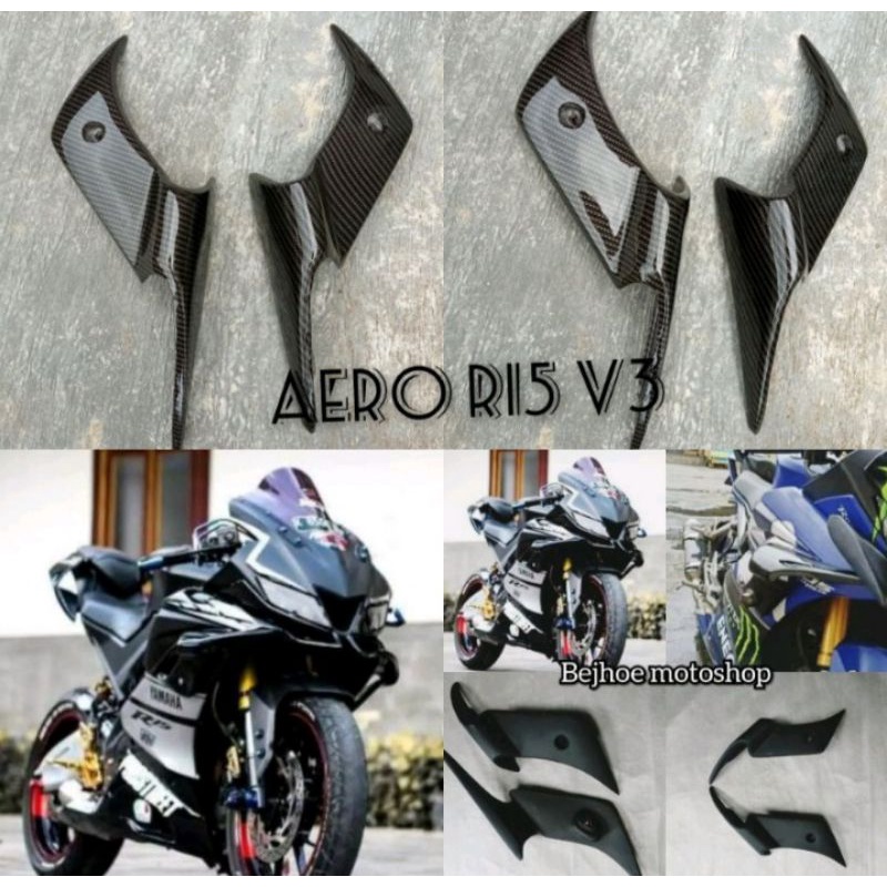 Jual Aero winglet r15 V3 model terbaru winglet R15 vva | Shopee Indonesia