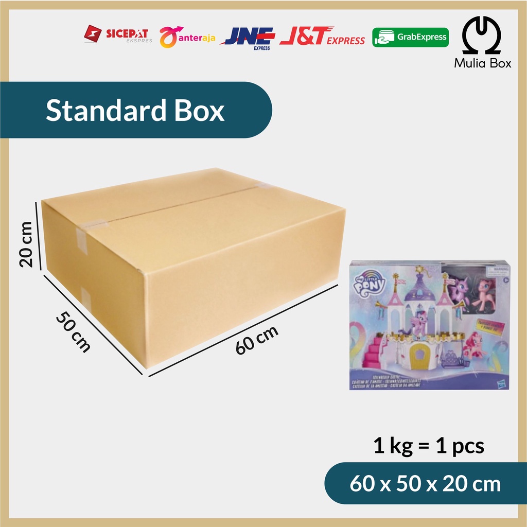 Jual Kardus Packing Standar Box 60 x 50 x 20 cm Corrugated Karton Dus ...