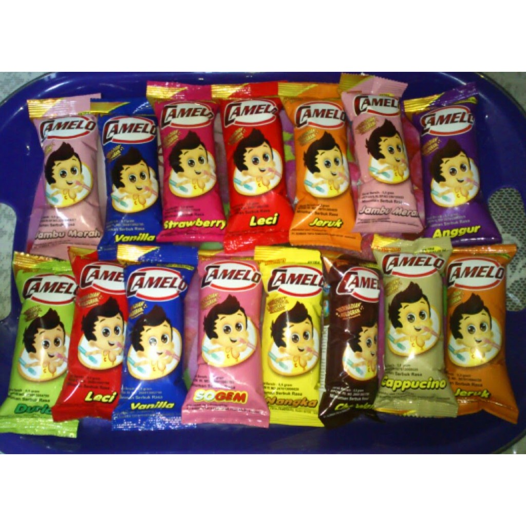 Jual BUBUK ES CAMELO isi 240pcs (rasa campur) | Shopee Indonesia