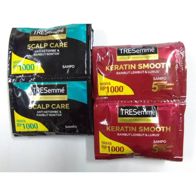 Jual TRESEMME SHAMPO SACHET random | Shopee Indonesia