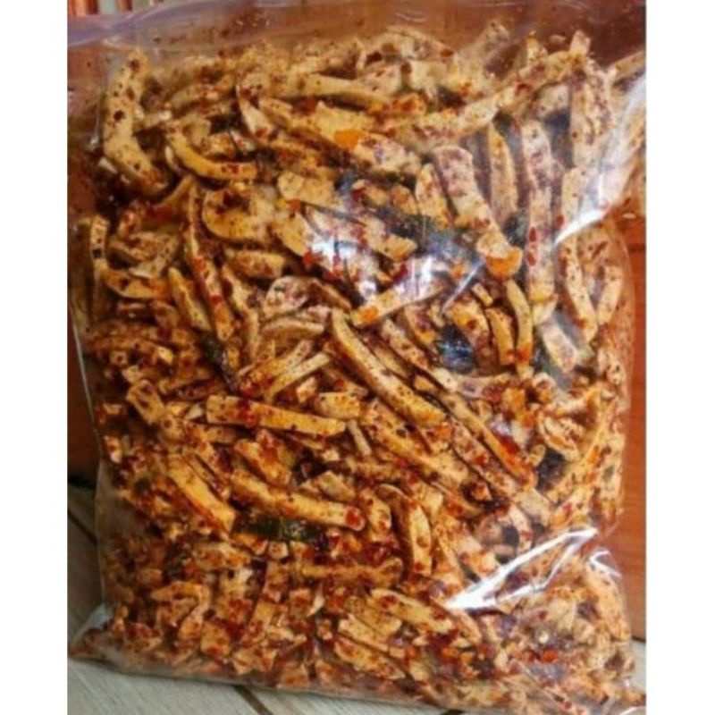 Jual BASRENG STIK 250GR PEDAS RASA DAUN JERUK/BAKSO GORENG CEMILAN ...