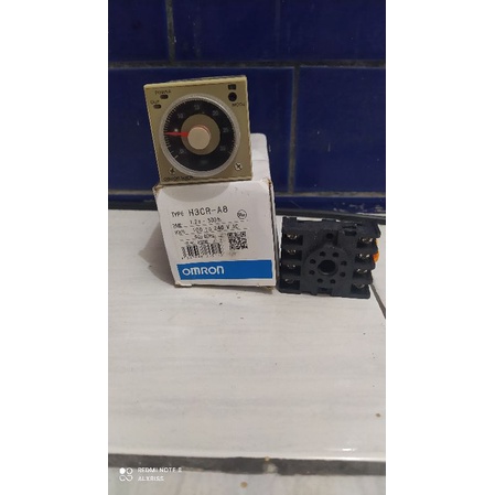 Jual Timer Omron H3CR A8 8pin + Soket | Shopee Indonesia
