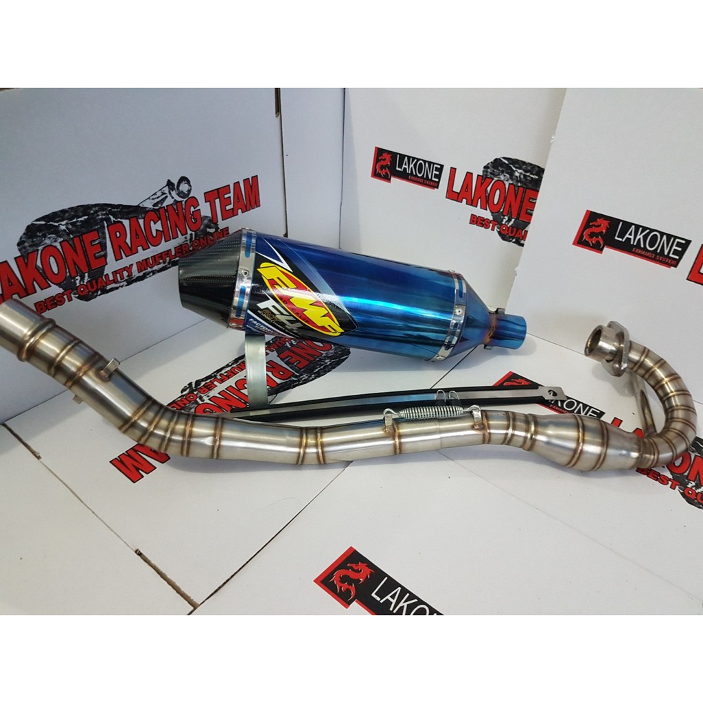 Jual FMF BLUE CHROME FULLSYSTEM HONDA CRF 150 L CRF150L STAINLESS BOOM ...