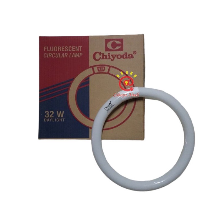 Jual Lampu TL Ring 32 Watt Chiyoda Bulat Putih / Lampu TL Bulat 32W ...