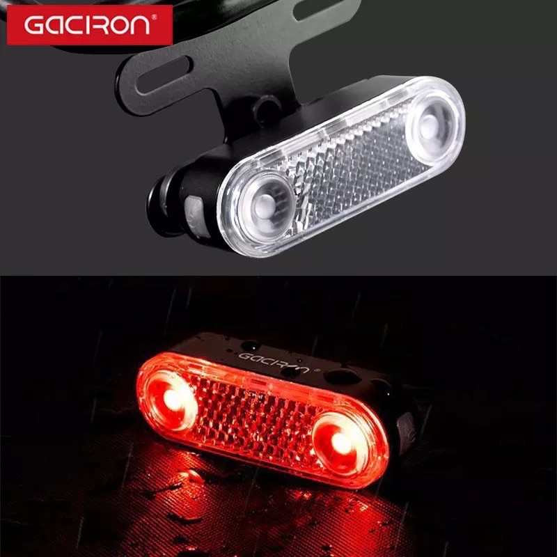 Jual lampu rem belakang rak sepeda gaciron w12b brake light seli ...