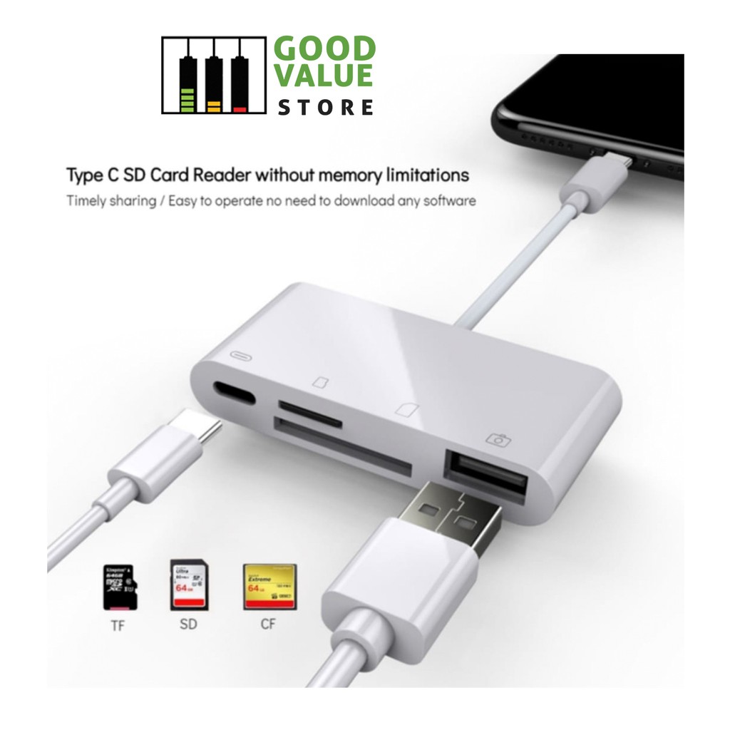 Jual OTG Connector for USB Type C Camera Connection | Shopee Indonesia