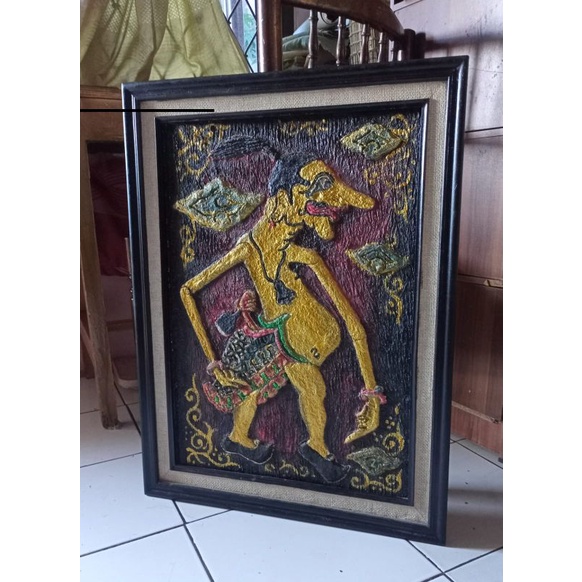 Jual DIY kerajinan wayang Tokoh PETRUK dari bahan bubur kertas | Shopee ...