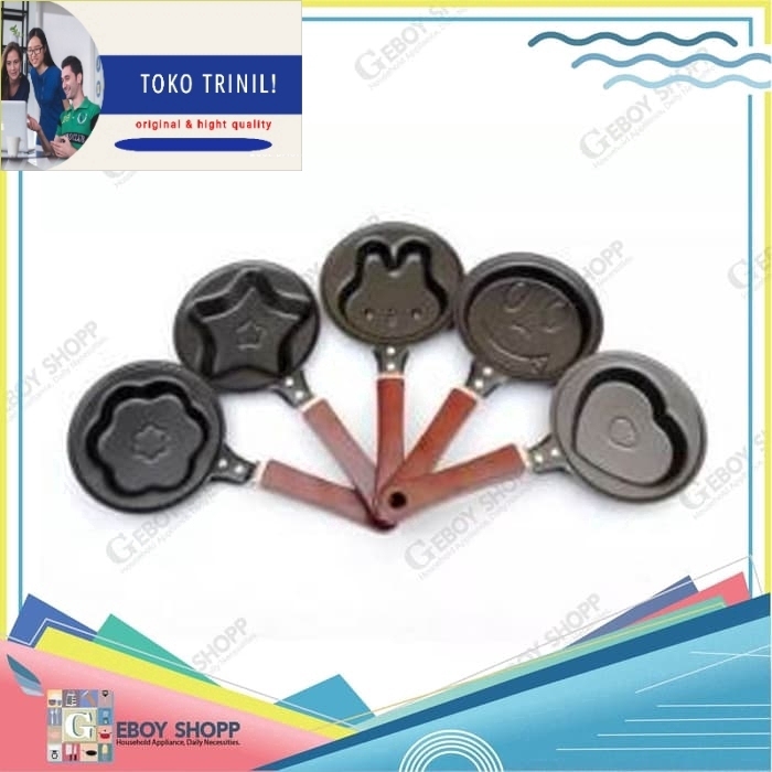 Jual FryPan Egg/Teflon Goreng Telur Karakter Mini/Penggorengan Telur ...