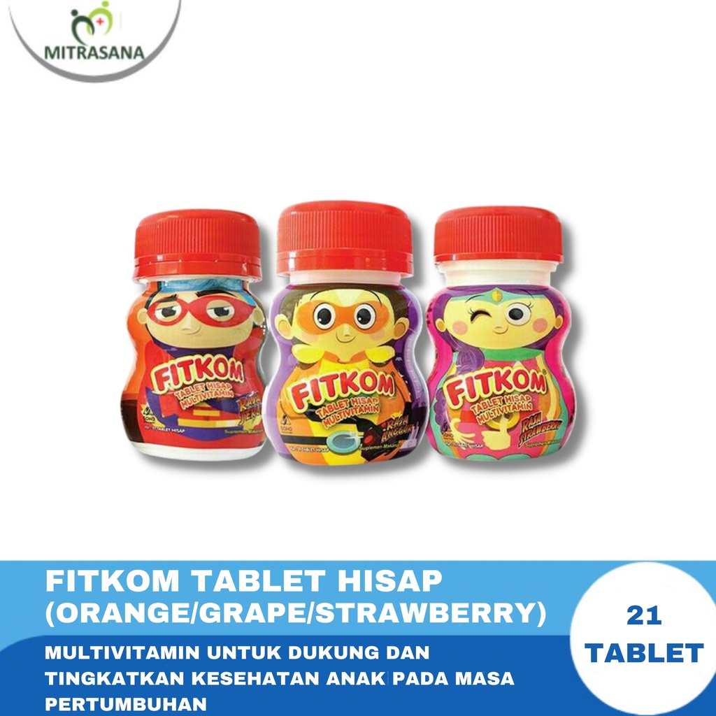 Jual Fitkom 21 Tablet Hisap Anak | Shopee Indonesia