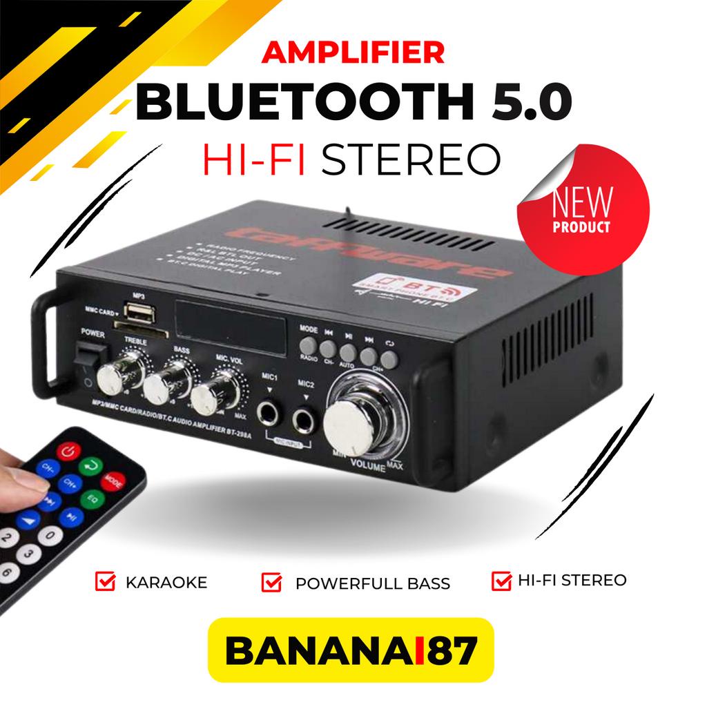 Jual Amplifier Bluetooth Equalizer Audio Stereo Home Theater FM Radio ...