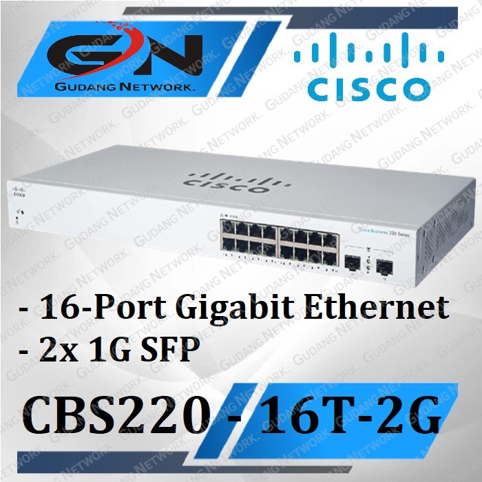 Jual CISCO Smart Switch CBS220-16T-2G / cisco cbs220-16t-2g | Shopee ...