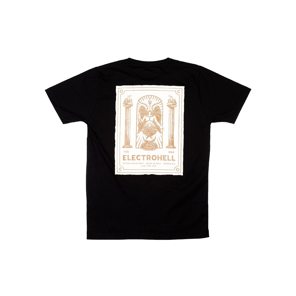 Jual ELECTROHELL | KAOS | MTSR BAPHOMET BK | Shopee Indonesia