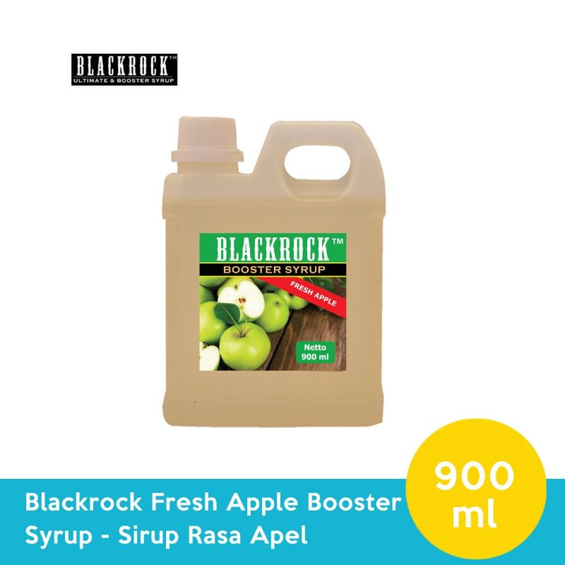 Jual Blackrock Fresh Apple Booster Syrup 900 ml - sirup rasa apel ...