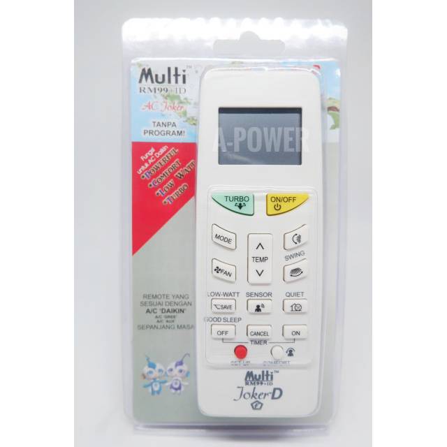 Jual Joker - Remote AC Daikin | D (langsung pakai) | Shopee Indonesia