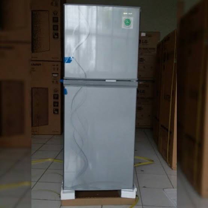 Jual KULKAS SHARP SJ 237 ND LEMARI ES 2 PINTU TANPA BUNGA ES | Shopee ...