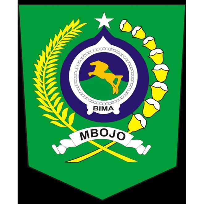 Jual logo kabupaten Bima logo bordir kabupaten Bima logo Mbojo logo bordir Mbojo | Shopee Indonesia