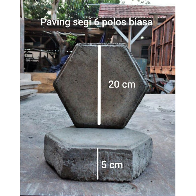 Jual AJB - Paving Blok Segi Enam Polos | Paving Block Hexagon Polos ...