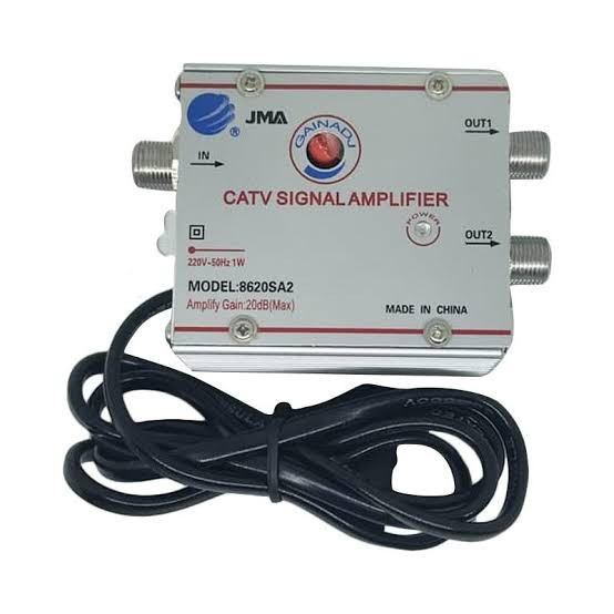 Jual CATV Signal Amplifier JMA 2 Way 20dB Penguat Sinyal TV Original ...