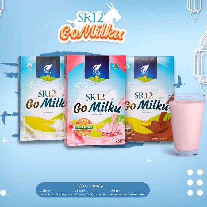 Jual GOMILKU SR12 HALAL DAN BPOM SUSU KESEHATAN SUSU PENGGEMUK SUSU ...