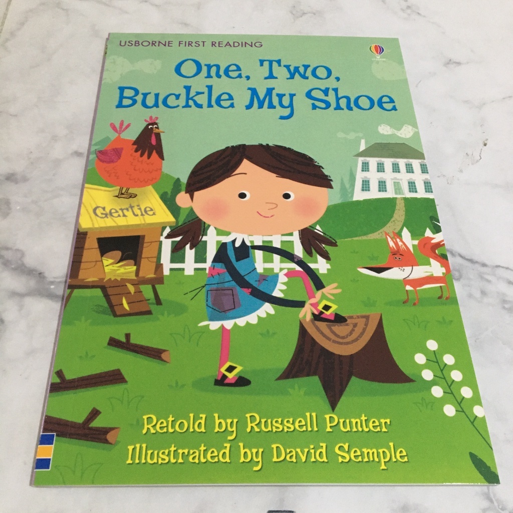 Jual one two buckle my shoe nursery rhymes usborne reprint buku cerita ...